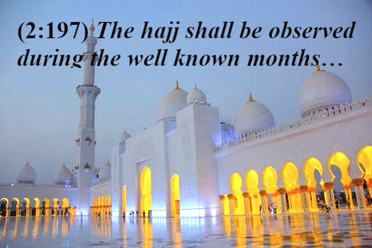 The 4 sacred months of Hajj | Quranaloneislam.org